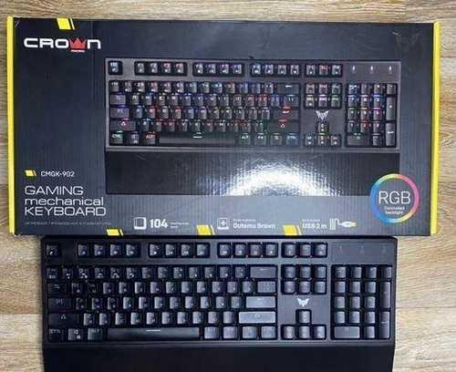 Механическая клавиатура Crown с rgb подсветкой