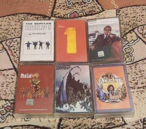 Аудиокассеты : The Beatles, Elton John, Nazareth