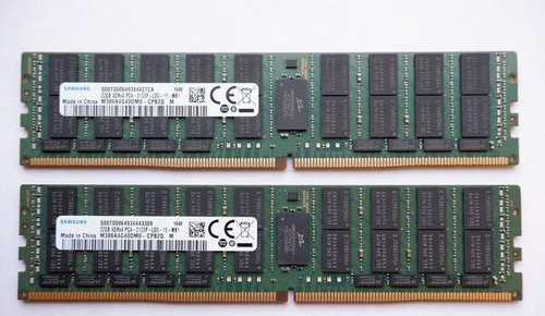 32Gb x 2шт Samsung LRdimm Серверная память DDR3