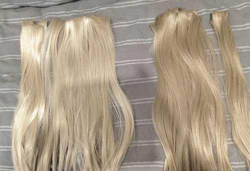 Волосы на заколках 45-50 см