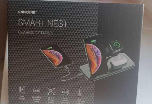 Беспроводная зарядная станция uniscend smart nest