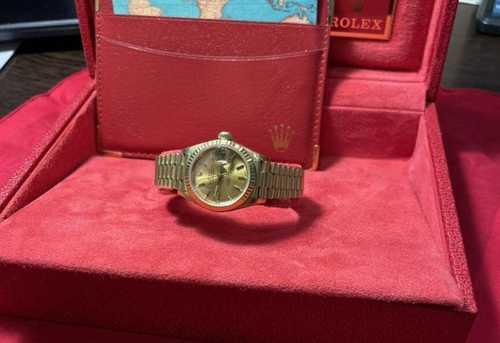 Часы Rolex Oyster Lady-Datejust, 18k золото
