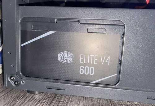 Блок питания cooler master elite 600w V4