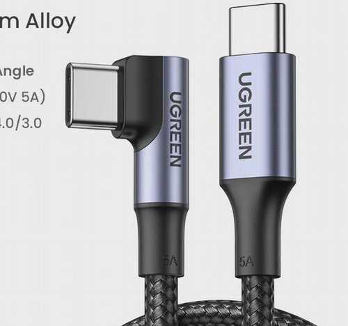 Ugreen PD 100 Вт USB C — USB C зарядный кабель для Samsung S10 S20 MacBook Pro iPad 2020 Quick Charg