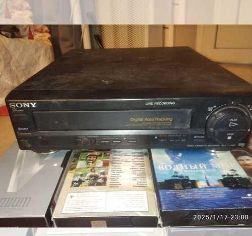 Видеомагнитофон Sony SLV-P51EE   кассеты VHS