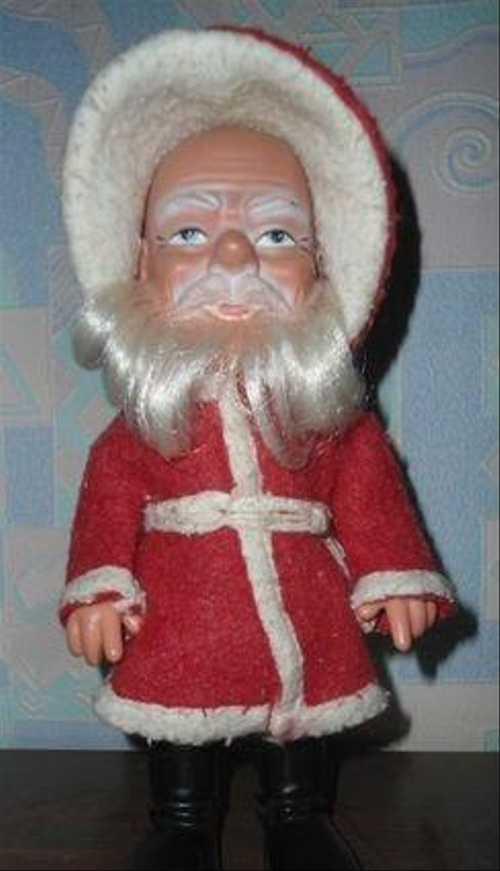 Заводной Санта Клаус Дед Мороз 23 см,Германия гдр