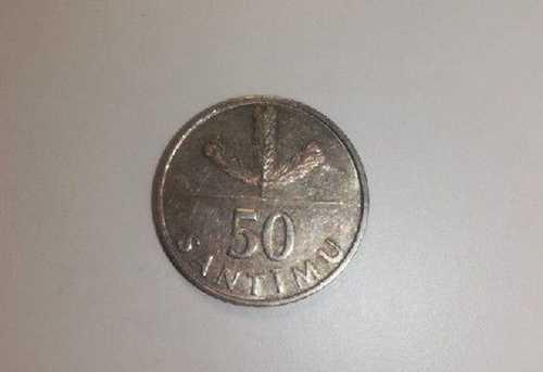 Латвия 50 santimu