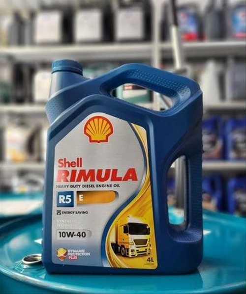 Моторное масло Shell Rumila 10w40 R5E 4л