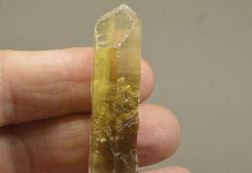 Цитрин лемурийский кристалл коллекционный