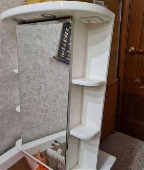 Шкаф Акватон с зеркалом в ванную