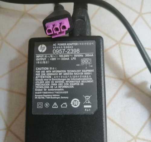 Блок питания 0957-2398 для принтера HP 30V 333mA