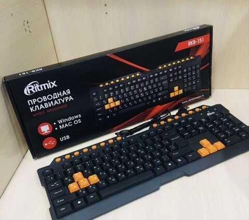 Игровая клавиатура проводная Ritmix 151 черная