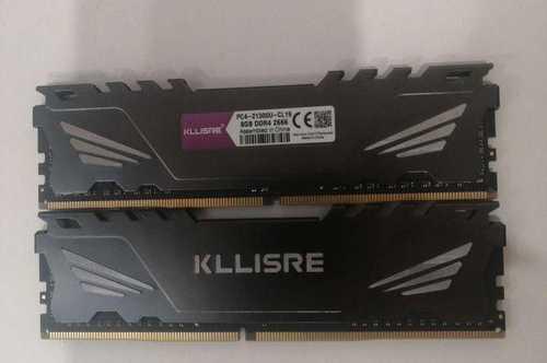 Оперативная память kllisre ddr4 16gb(8gb2) -2666mh