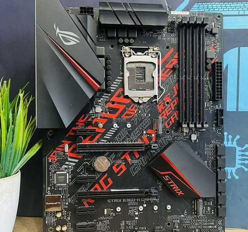 Материнская плата LGA 1151v2 Asus Rog Srtix B360-H