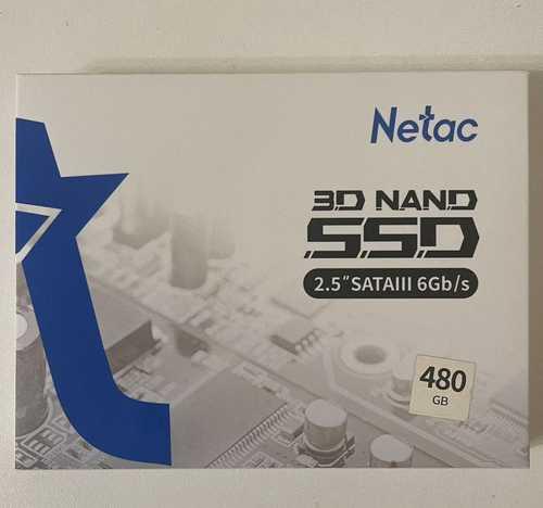 Новый SSD накопитель Netac N535S 2.5 480 гб