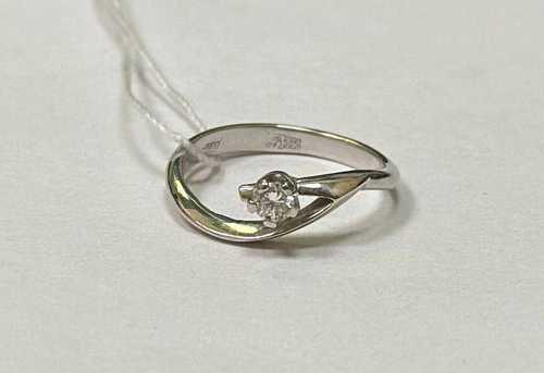 Золотое кольцо с бриллиантом 585 пробы 17р-р