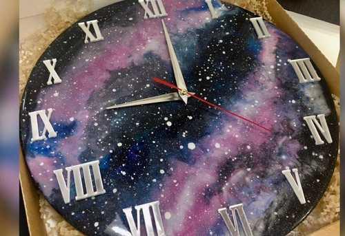 Часы интерьерные Галактика в наличии 30 см