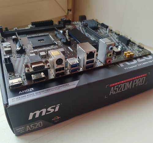 MSI A520M PRO AM4