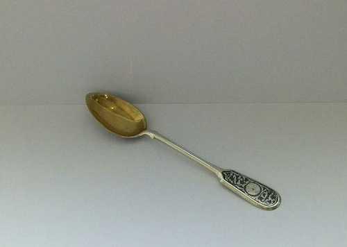 Антикварная серебряная чайная ложка 1927 серебро