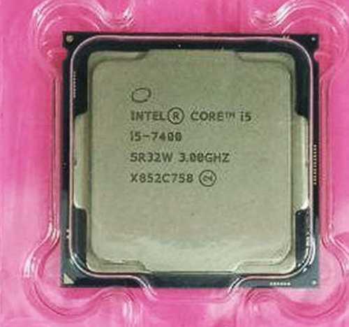 Новый процессор intel core i5 7400