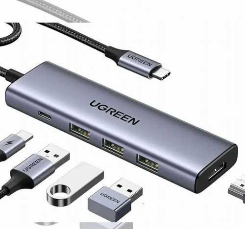 Хаб USB концентратор Ugreen Новый