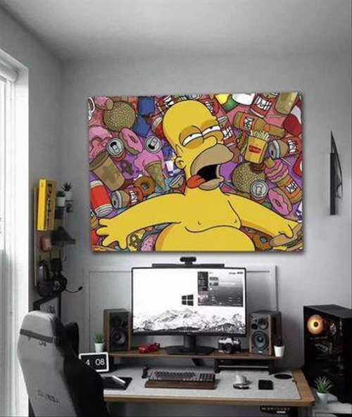 Картины Симпсоны The Simpsons на холсте