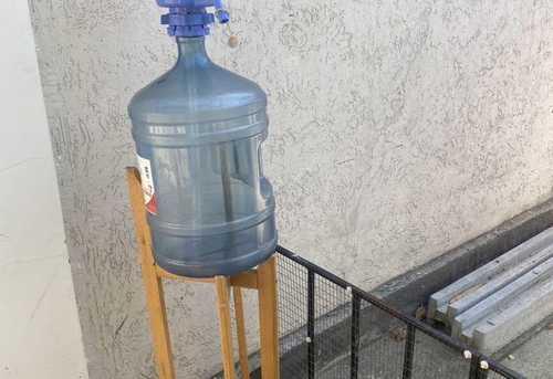 Подставка для воды+бутыль с клапаном
