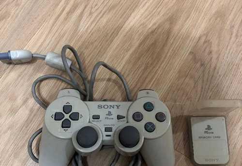 Джойстик Sony Dual Analog Controller + Memory Card