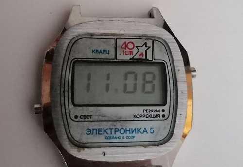 Часы электроника 5
