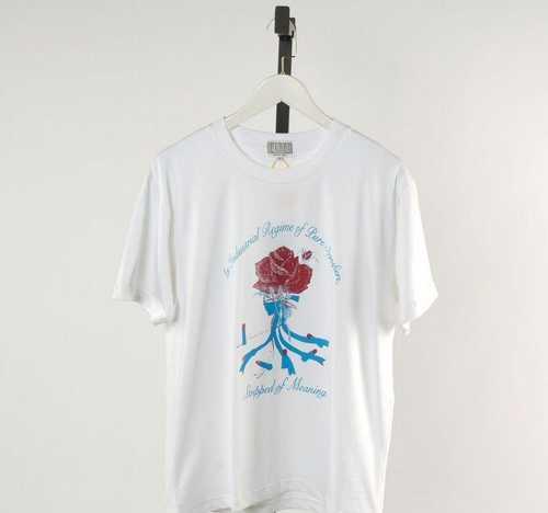 Футболка Cav Empt №7 Rose белая в наличии