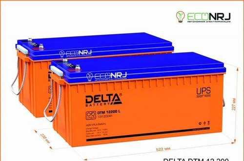 Аккумуляторная батарея delta DTM 12200 L