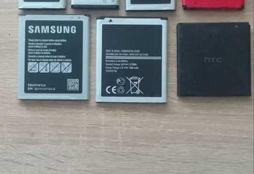 Аккумуляторы для телефонов samsung и HTC