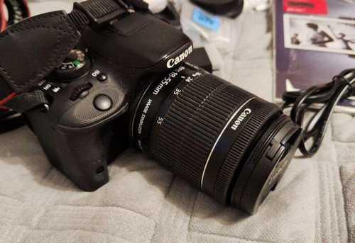 Зеркальный фотоаппарат Canon EOS 100d 18-55STM kit
