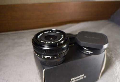 Fujinon XF 18mm f/2.0 R X-Mount Объектив Fujifilm