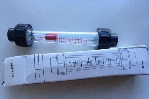 Расходомер 10-100л/ч, кран 1/2 нерж, фитинги