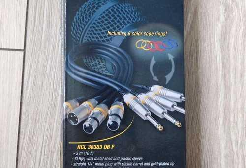 Кабель для микрофона Rockcable RCL30383 D6 F