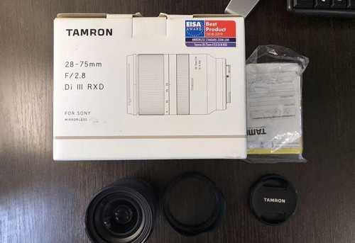 Объектив Tamron 28-75 mm, f2.8 для sony