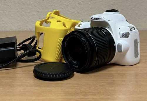 Canon 200d 18-55мм белый