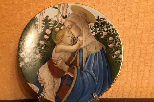 Тарелка мадонна с младенцем