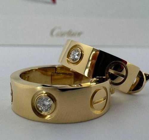 Серьги cartier (18К)