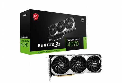 Видеокарты RTX 4070 ventus 3X 12G OC новые гаранти