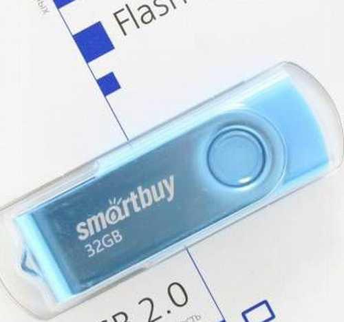 Флешка 32 гб USB Smartbuy Twist Blue