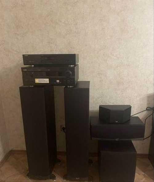 Домашний кинотеатр Klipsch + Yamaha