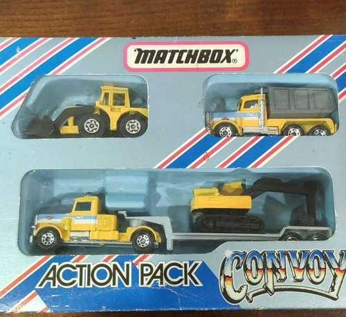 Машинки набор matchbox action pack convoy 1984