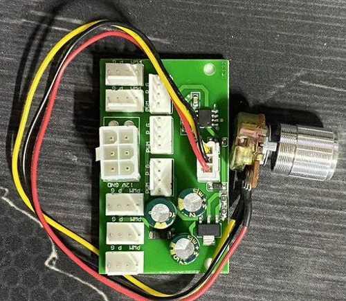 Контроллер скорости вентиляторов 4pin-8шт (реобас)