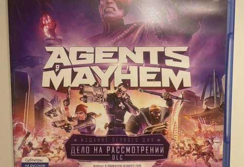 Диск игры на ps4 Agents Of Mayhem
