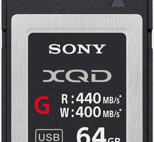 Карта памяти Sony xqd 64 gb и картридер