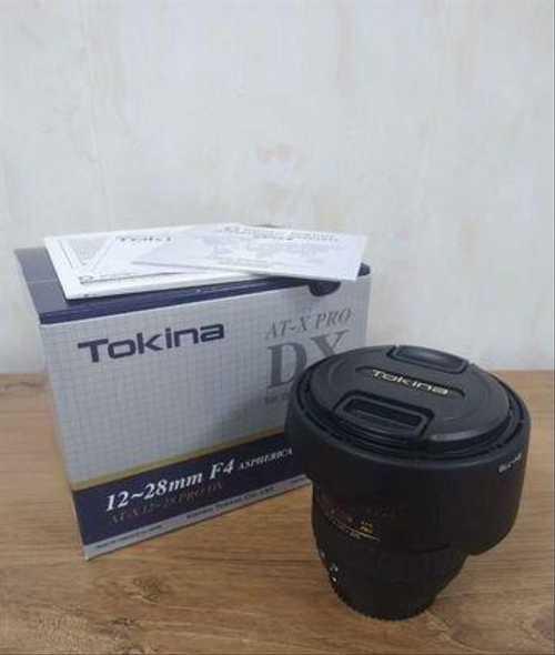 Фотообъектив Tokina AT-X 12-28 f/4 PRO DX Nikon F