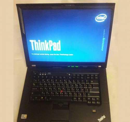 Ноутбук Lenovo ThinkPad T500 рабочий