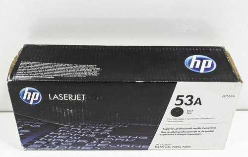 Картриджи лазерные HP Q7553A – 53A черные